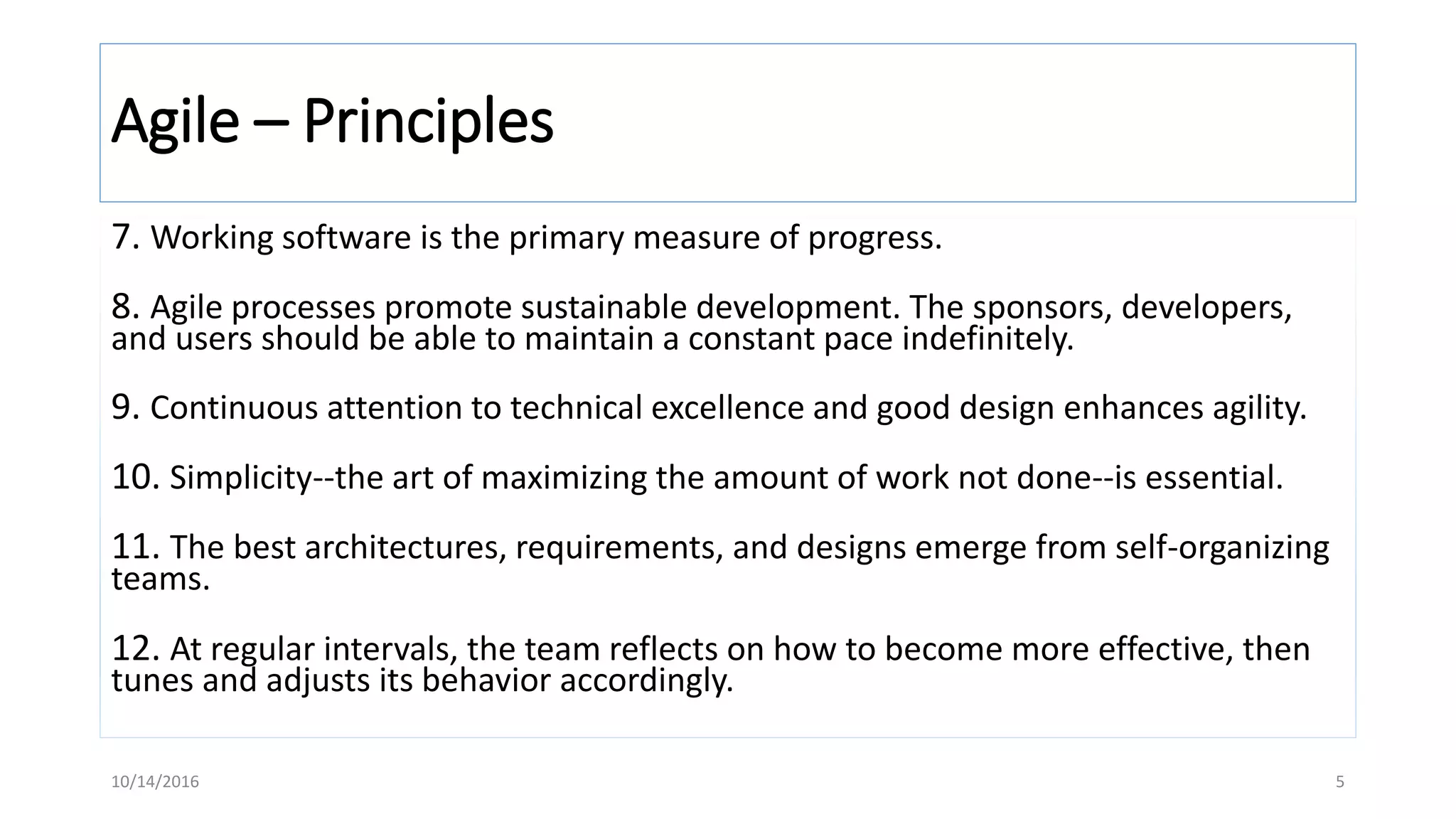 Agile overview | PPTX