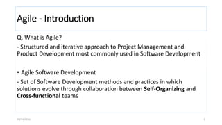 Agile overview | PPTX
