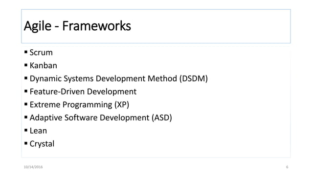 Agile overview | PPTX