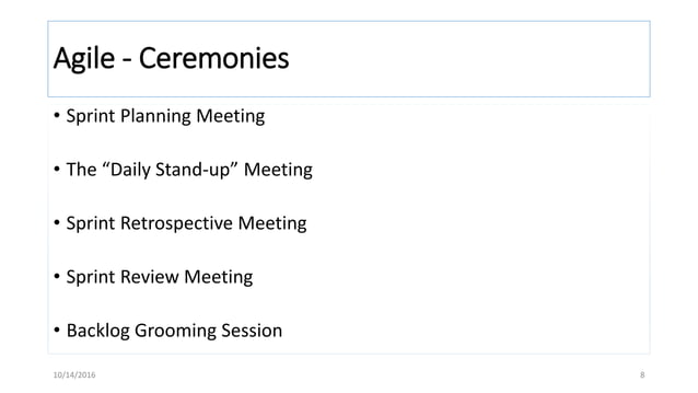 Agile overview | PPTX