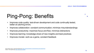 Agile - Pair-programming | PPT