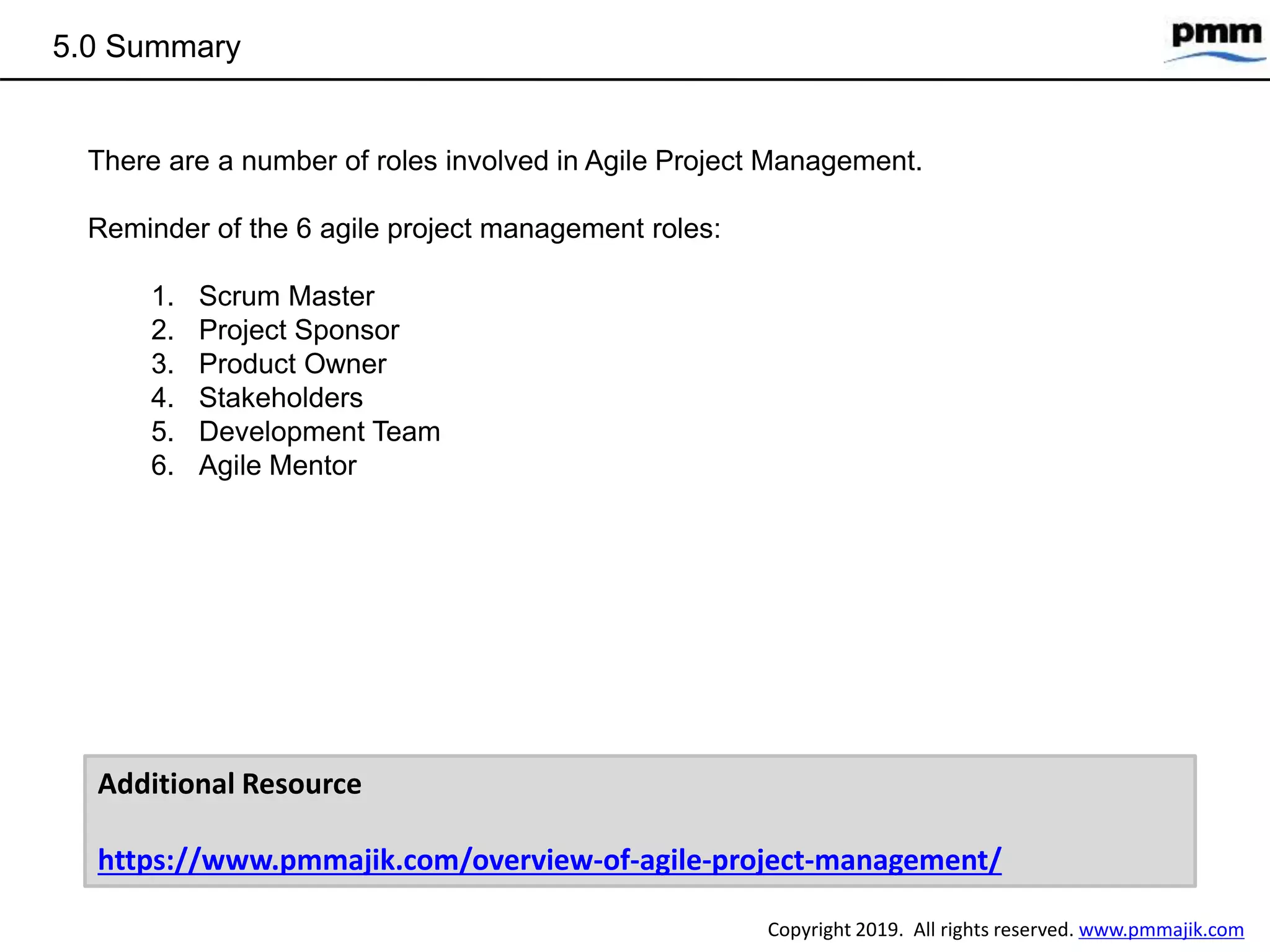 Agile Project Management Roles | PPT