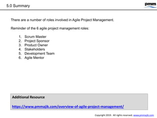 Agile Project Management Roles | PPT