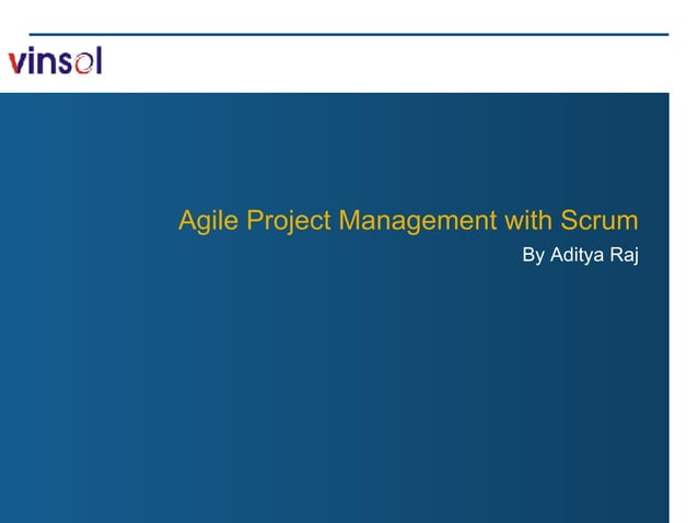 Agile Project Management with Scrum | PPS | Technology & Computing