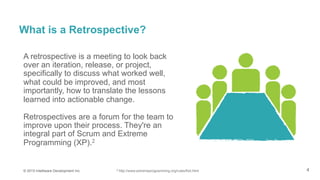 Conducting Agile Retrospectives | PPT