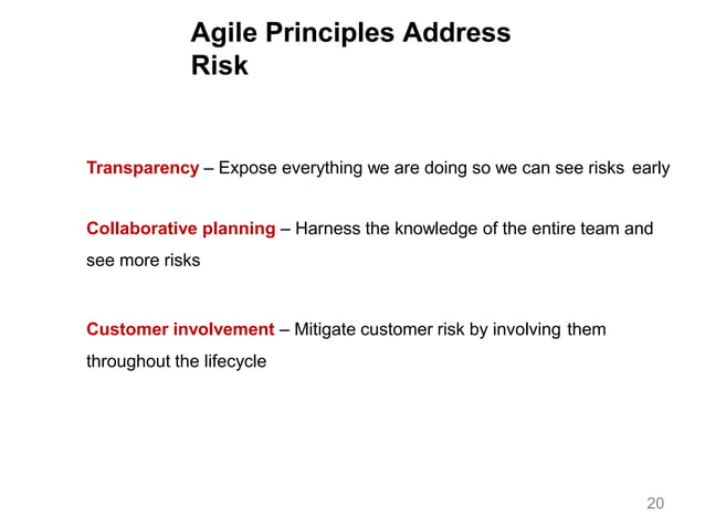 Agile-Risk-Management in Project Management | PPTX