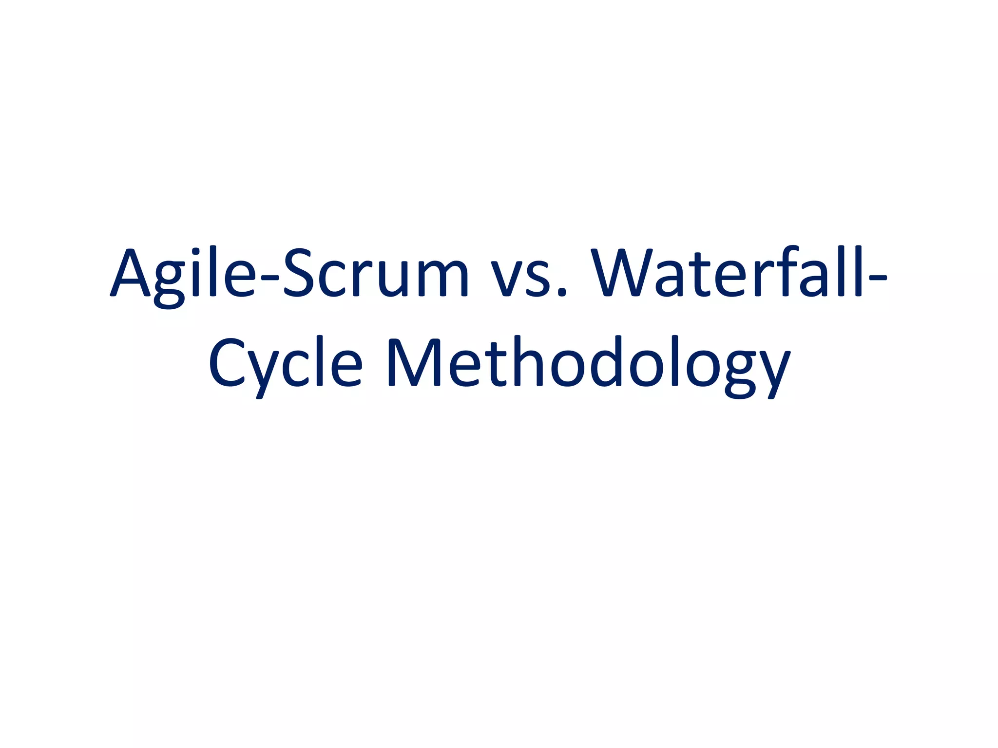 Agile scrum | PPTX | Computer Software and Applications | Computing