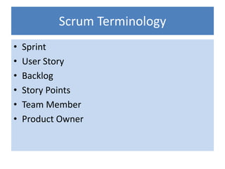 Agile scrum | PPTX | Computer Software and Applications | Computing