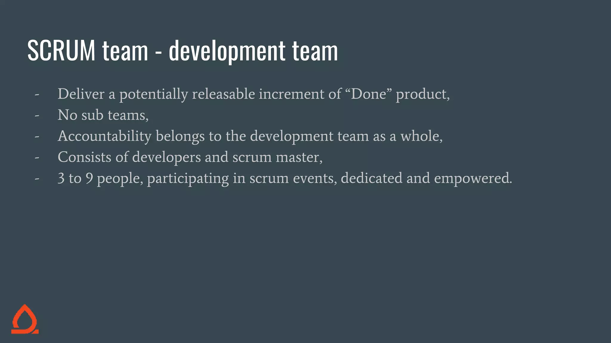 SCRUM: agile software development | PPTX