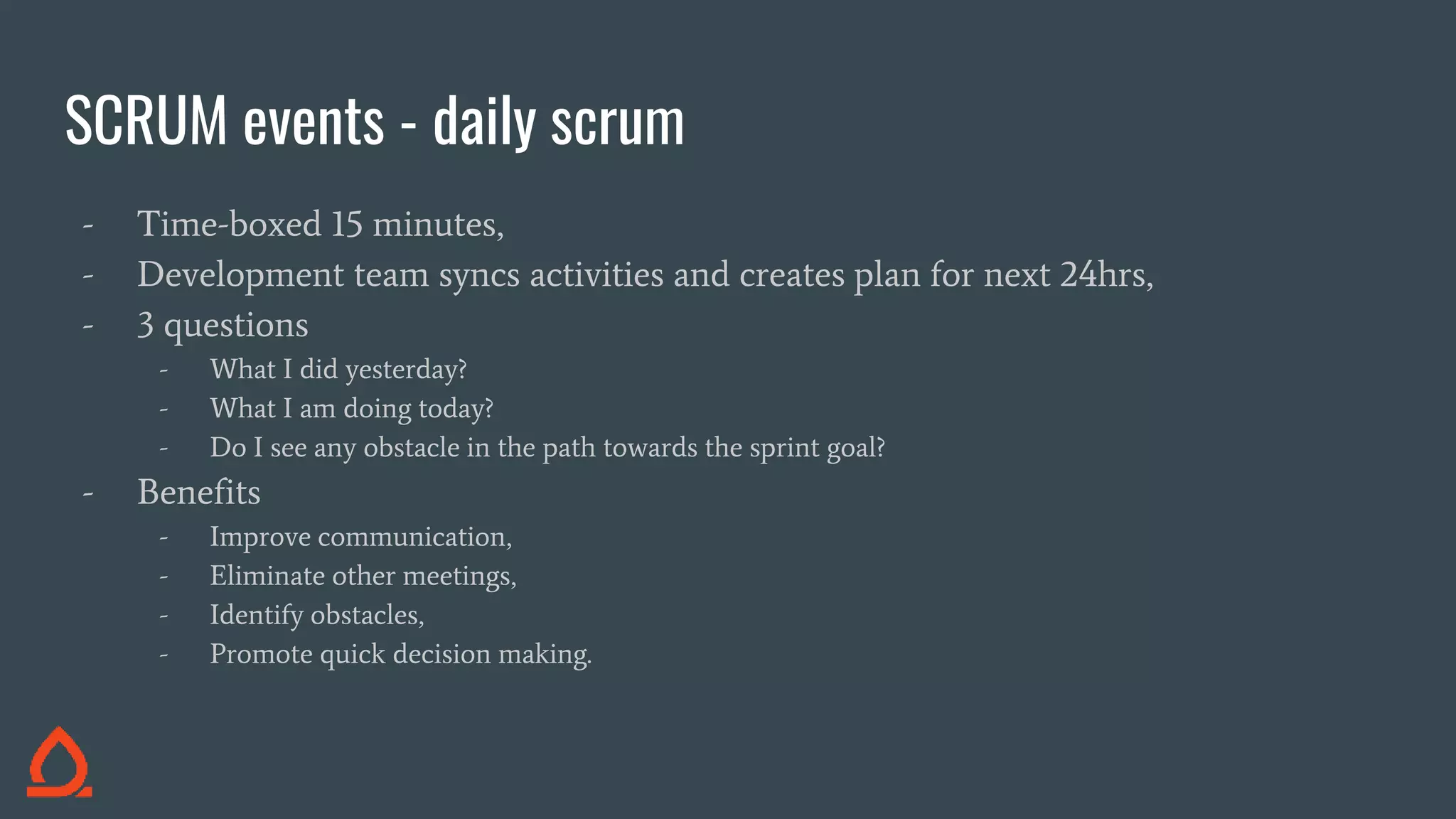 SCRUM: agile software development | PPTX