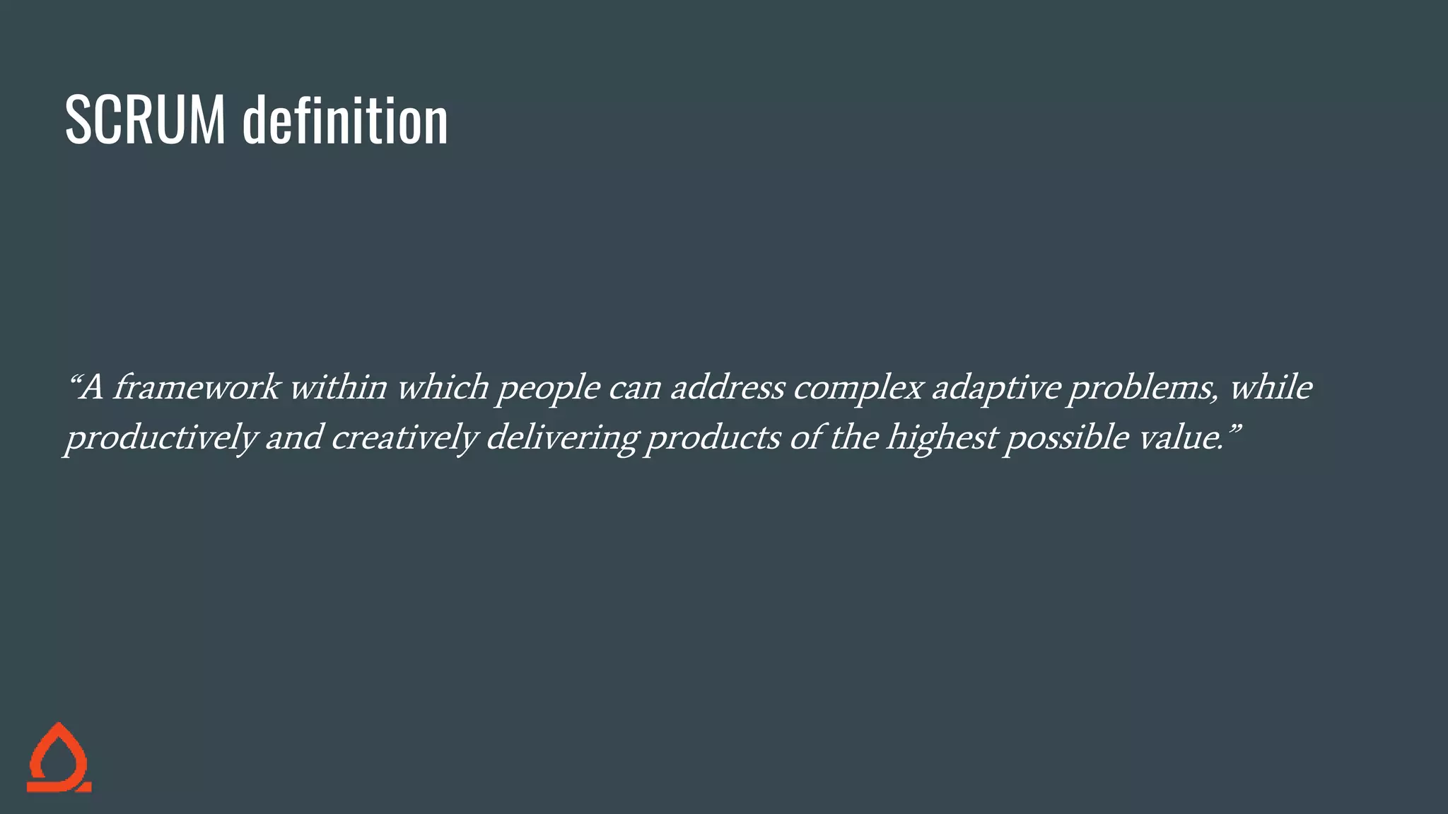 SCRUM: agile software development | PPTX