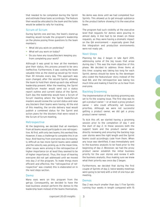 Agile/Scrum Implemented in Large-Scale Distributed Program | PDF