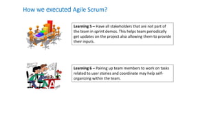 Agile scrum execution - Learnings | PPT