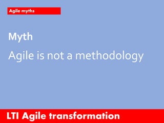 Agile adoption vs Agile transformation | PPT