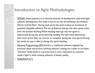 Agile Software Development Overview | PDF