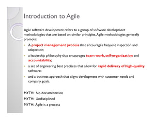 Agile Software Development Overview | PDF