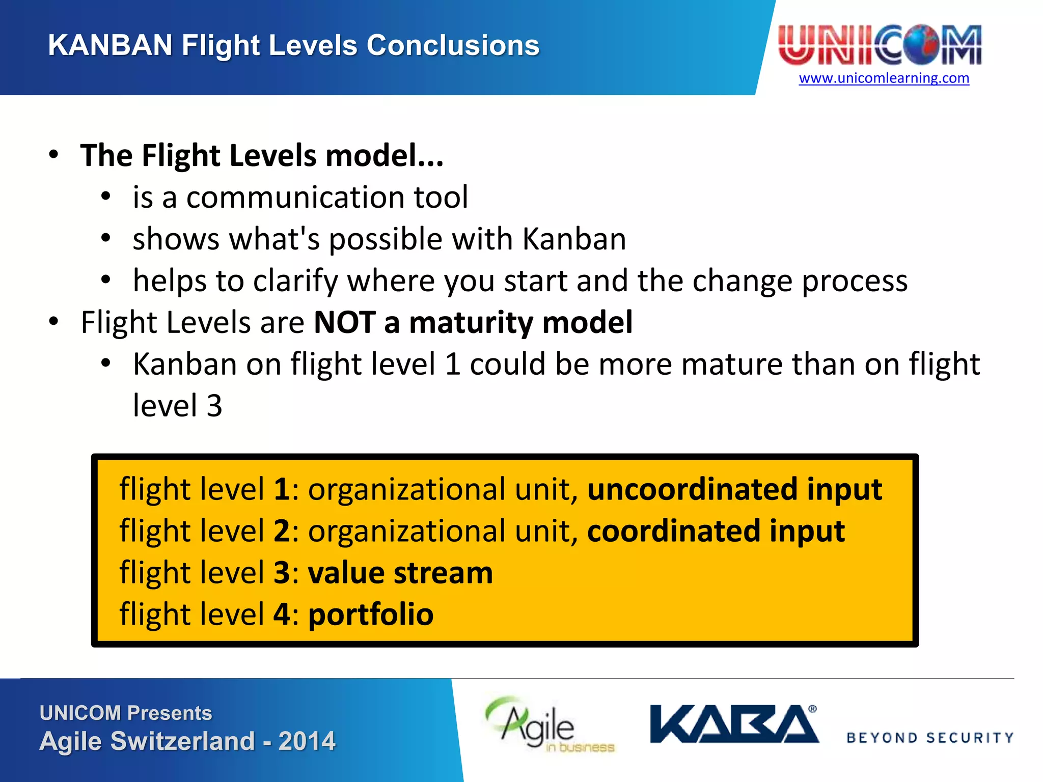 Kanban on different flight levels - with an implementation example | PPTX