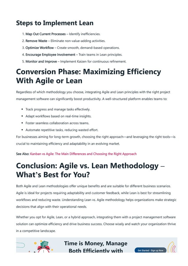 Agile vs. Lean Methodology: Key Differences & Benefits | PDF