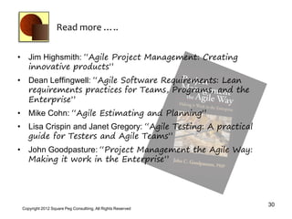 Agile 103 - the three big questions | PPT