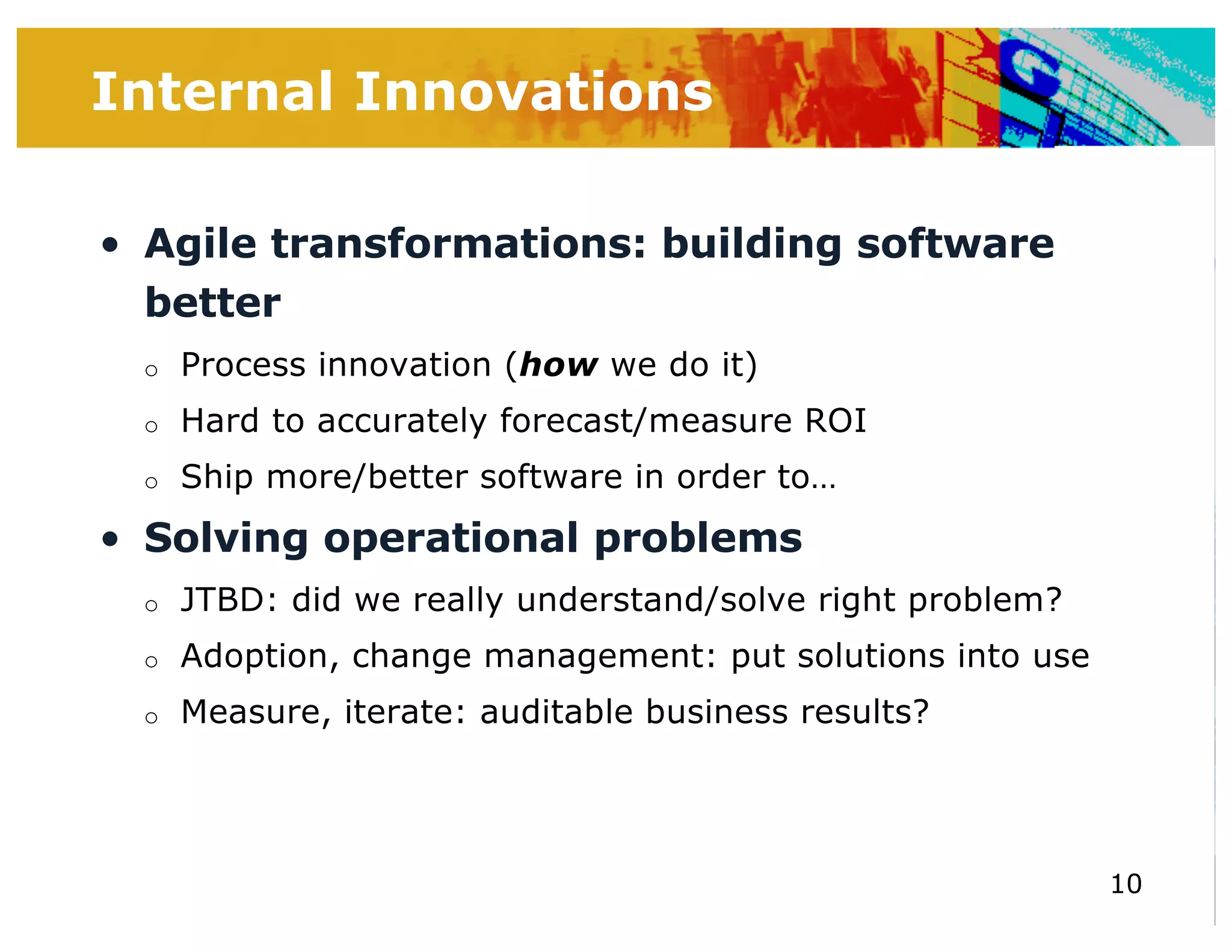 Intro to Agile Innovation (Agile 2016) | PPT