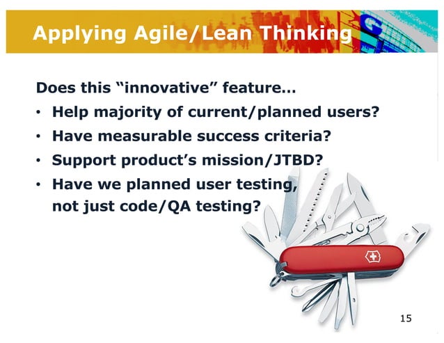 Intro to Agile Innovation (Agile 2016) | PPT