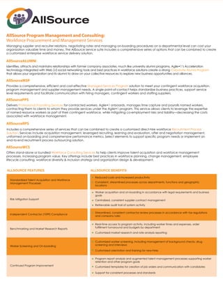 Agile1 Brochure | PDF