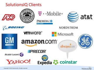 Agile2013 Briefing Deck | PPTX | Computer Software and Applications | Computing