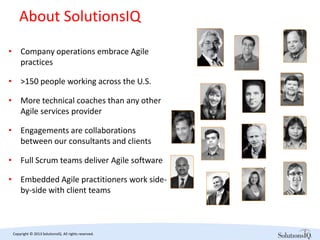 Agile2013 Briefing Deck | PPTX | Computer Software and Applications | Computing