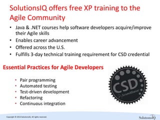 Agile2013 Briefing Deck | PPTX | Computer Software and Applications | Computing