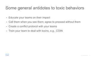 Detox your team: a low-conflict language for discussin and managing ...