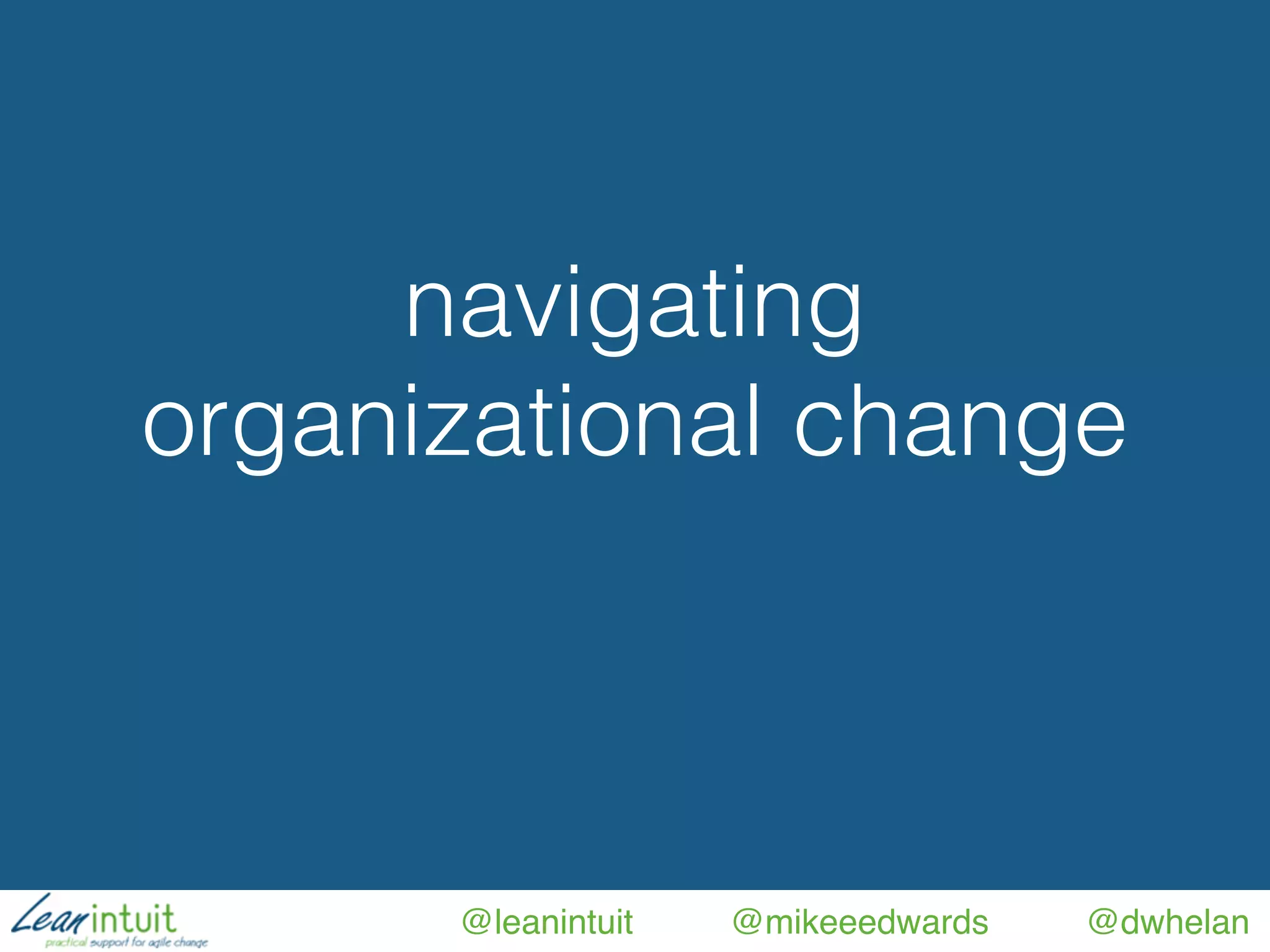Navigating Organizational Change | PPT