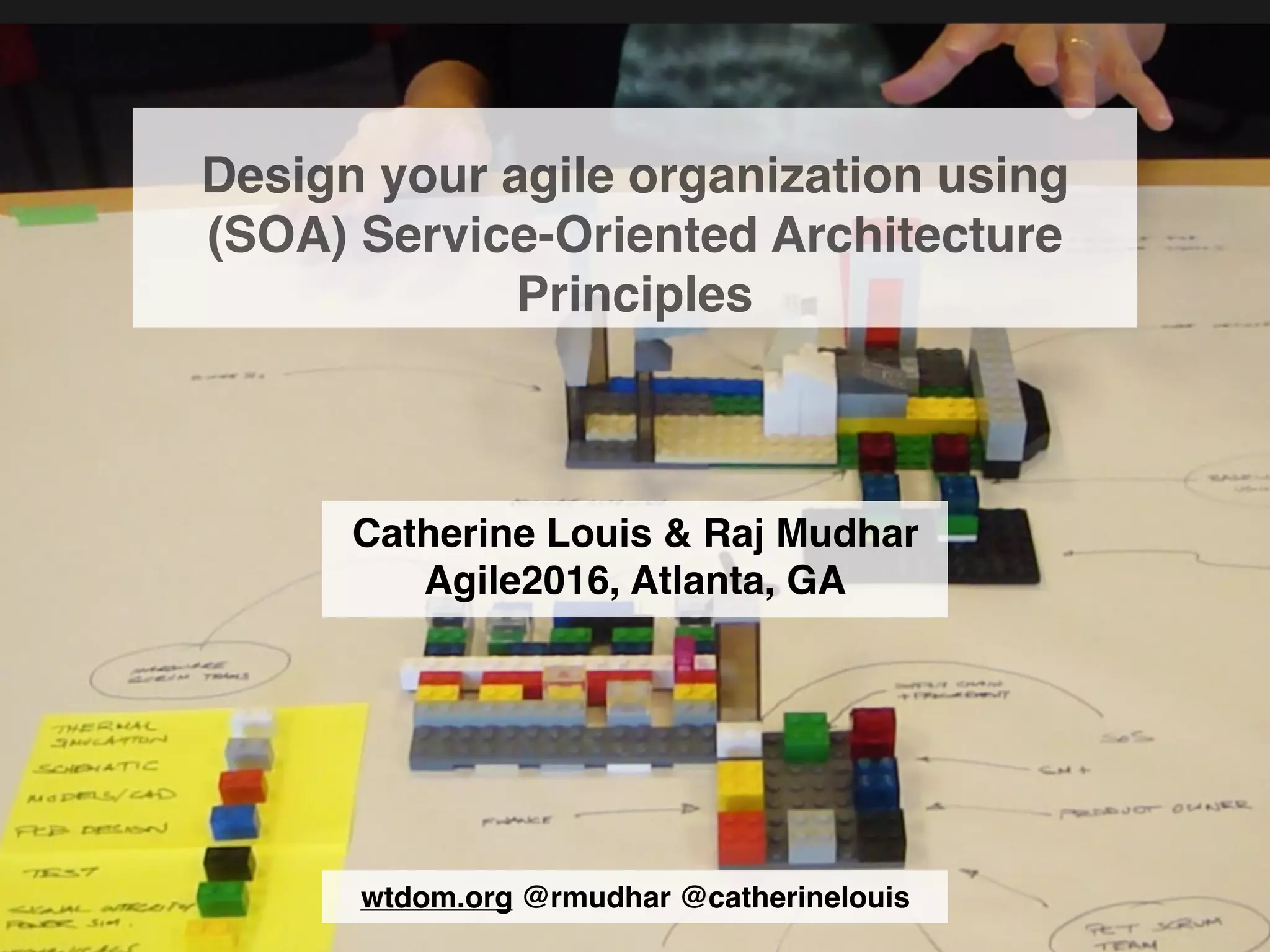 Agile2016 Design Your Agile Organization Using Soa Service Oriented 2461