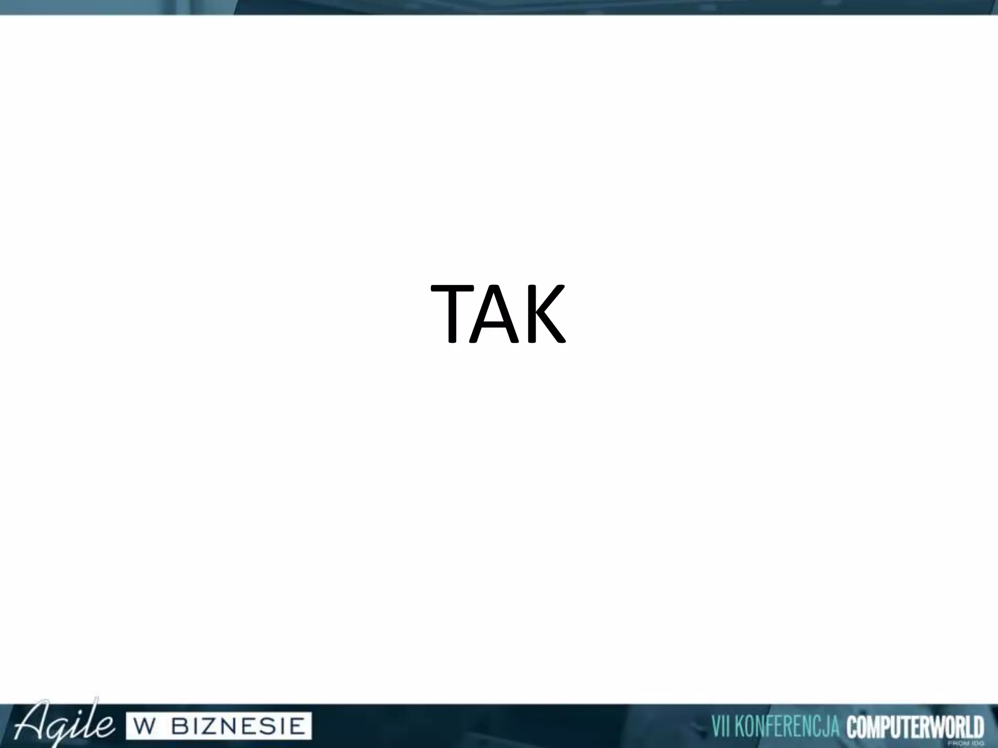 Komunikacja w Agile, 2017 | PPTX