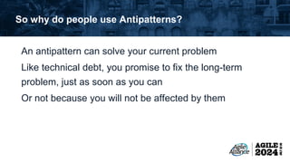 Agile Software Development Antipatterns and how to avoid them | PPT