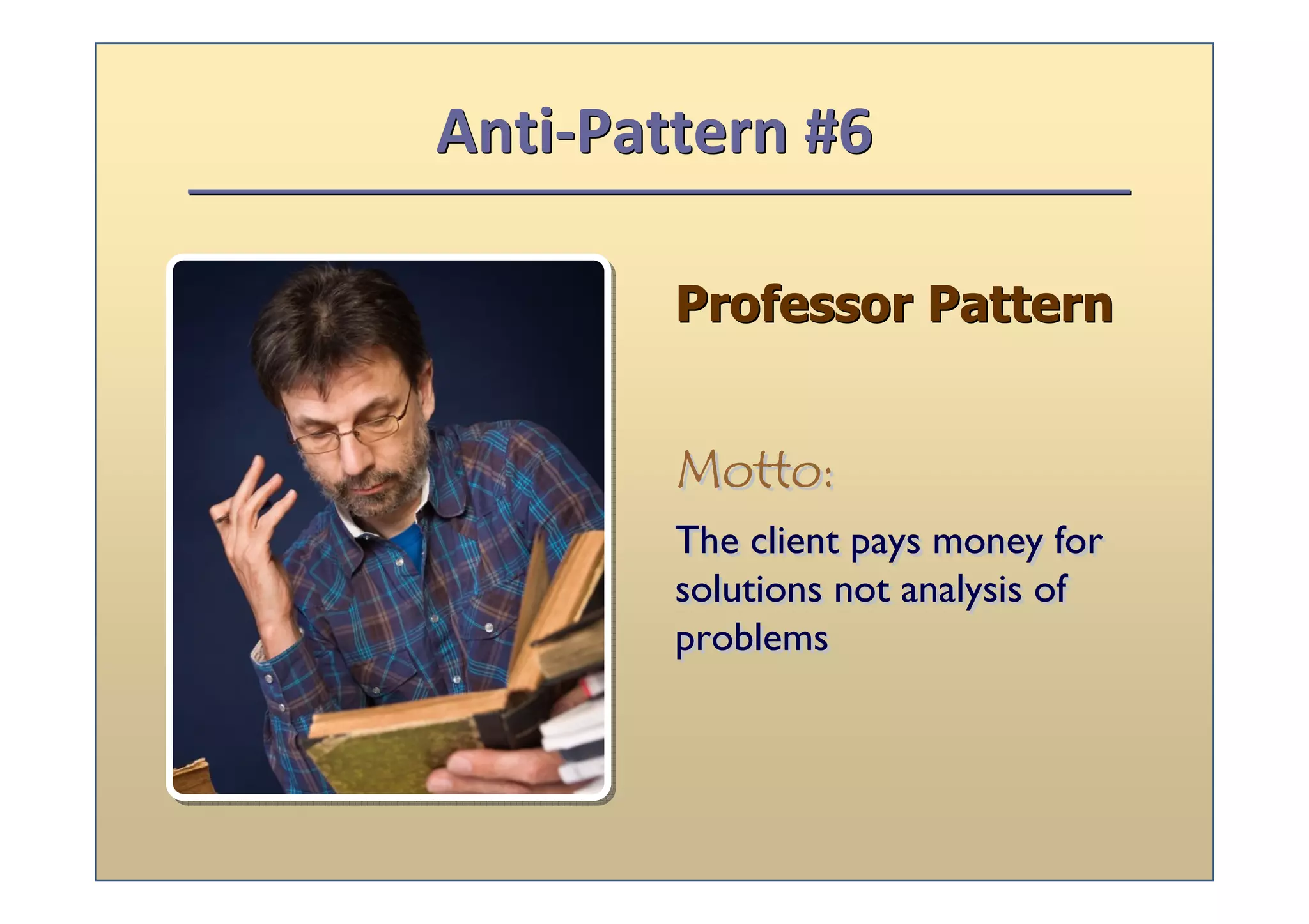 Agile Analysis Anti Patterns | PDF
