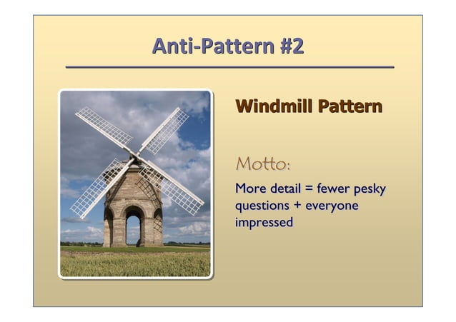 Agile Analysis Anti Patterns Ppt