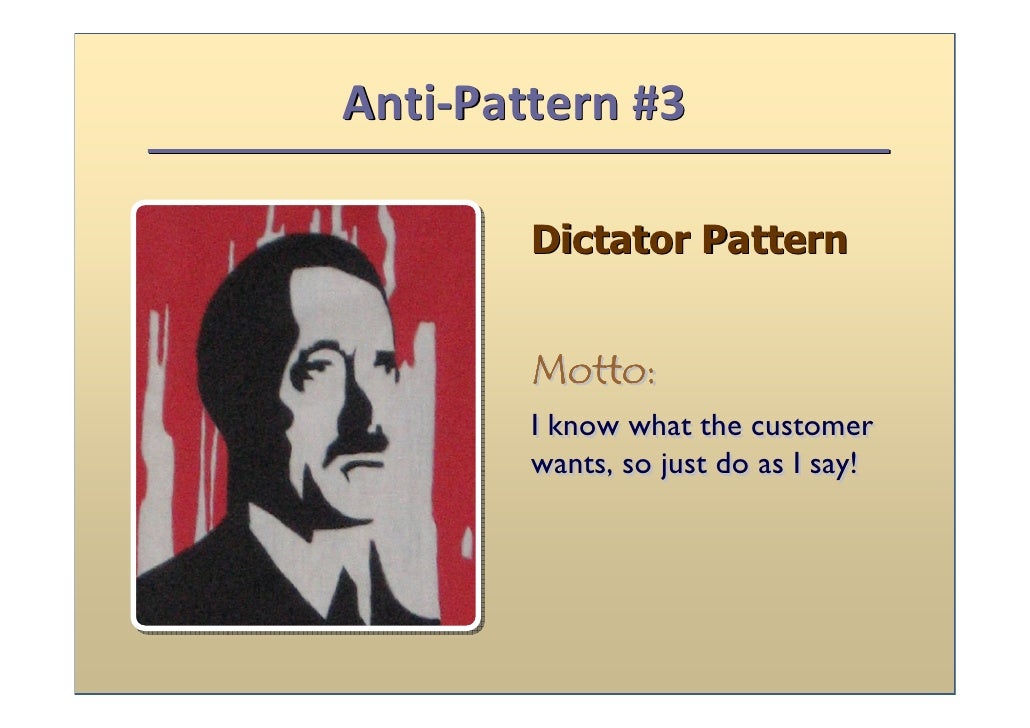 Agile Analysis Anti Patterns