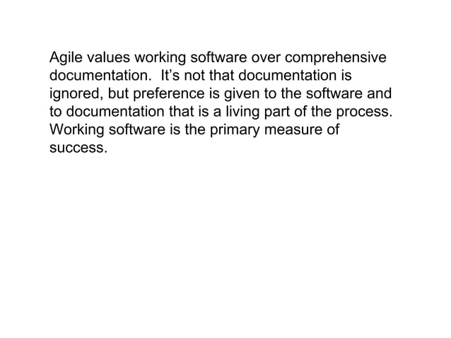 Agile And Documentation | PPT