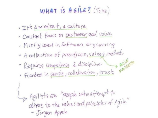 Agile and lean, an introduction | PPTX