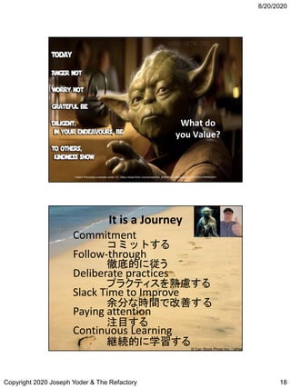 Joseph W. Yoder, Being Agile about Quality | PDF