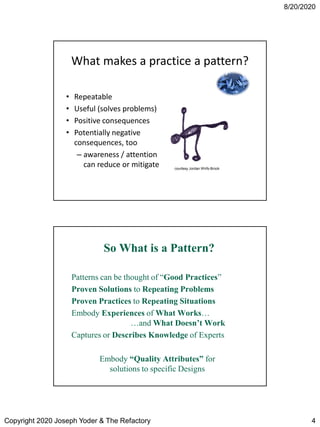 Joseph W. Yoder, Being Agile about Quality | PDF