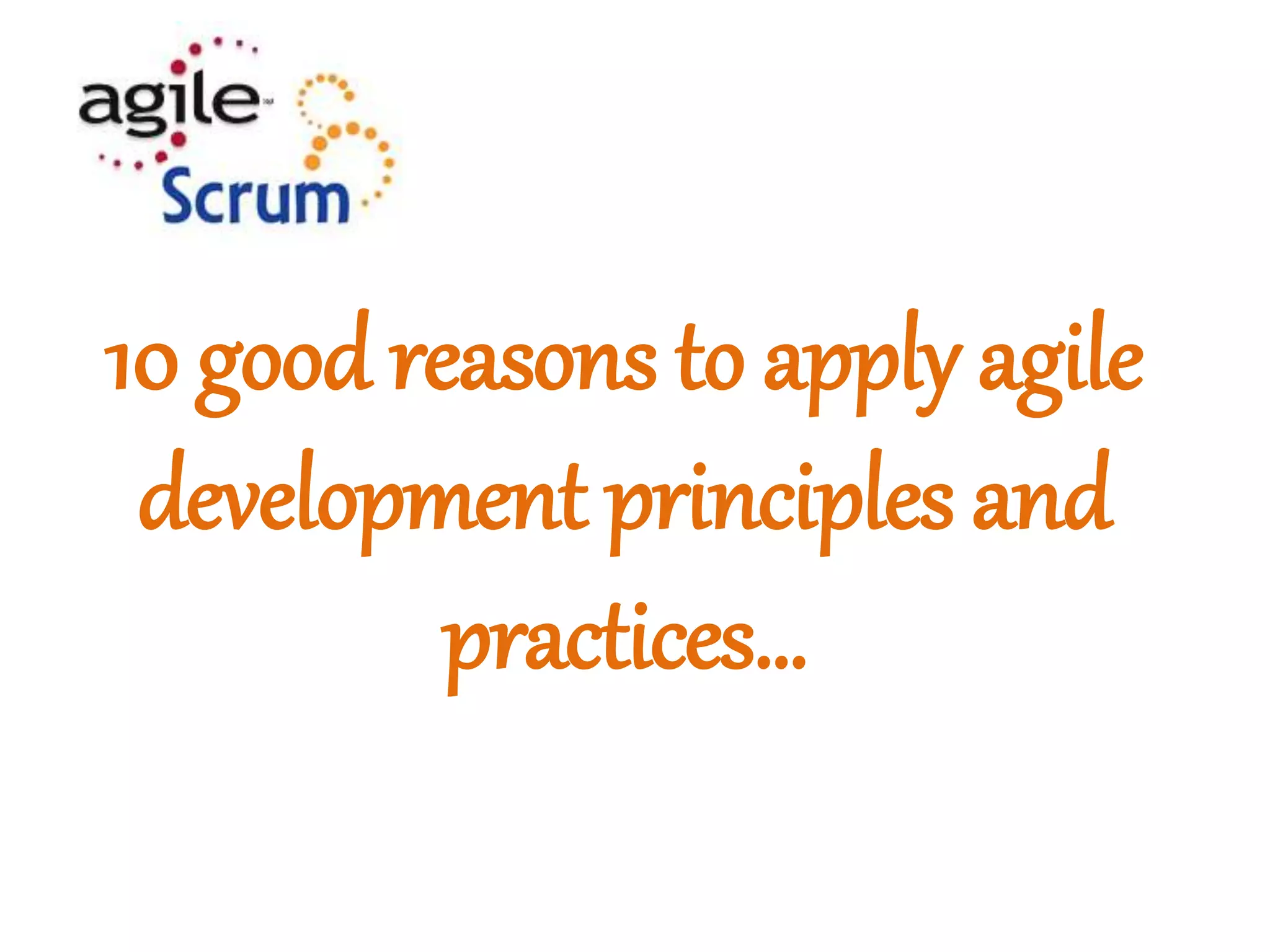 Top 10 Benefits Of Agile Methodology | PPTX