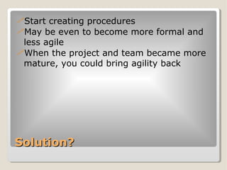 Agile antipatterns - AgileBC | PPT