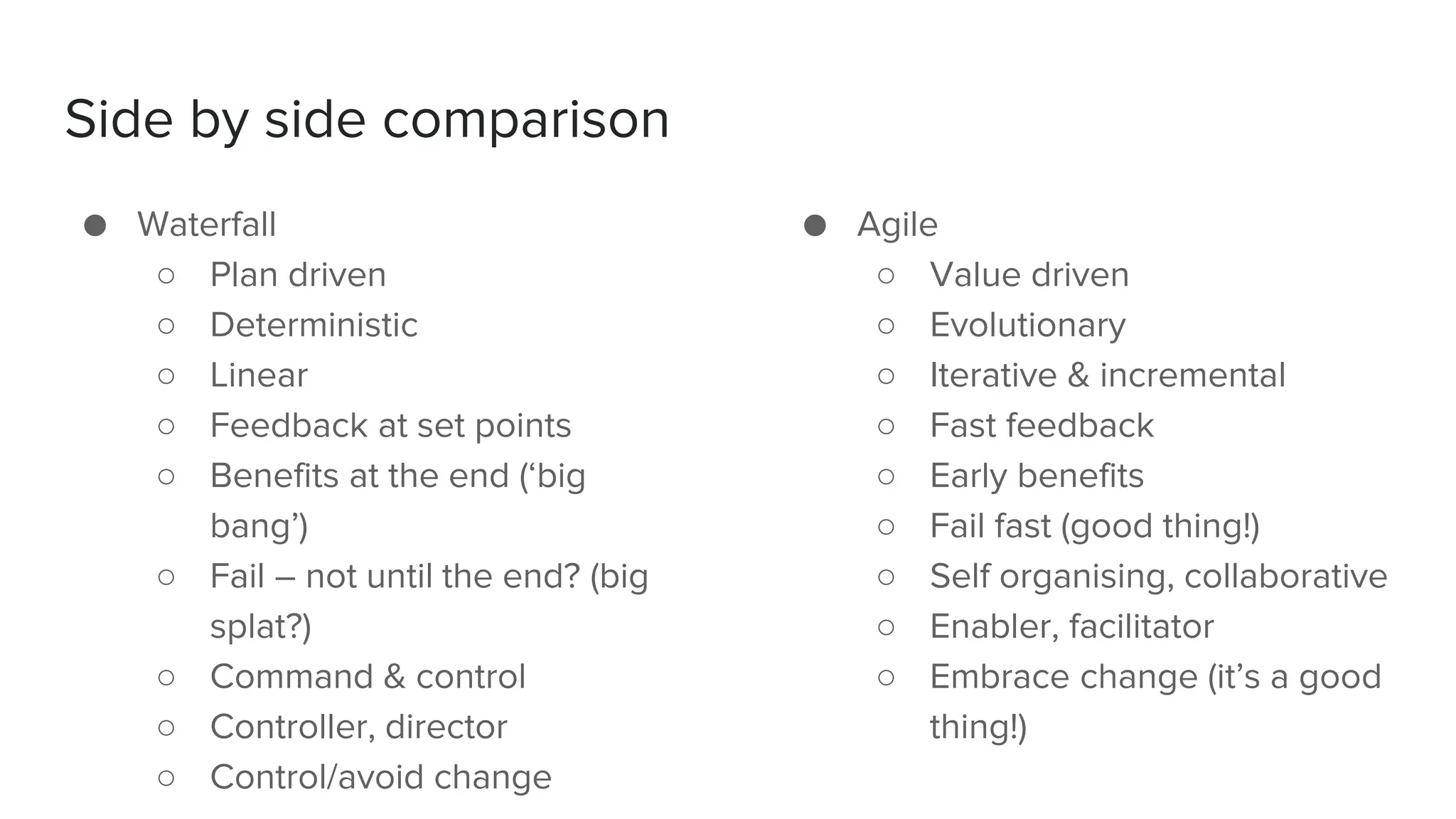 Agile applied to project management | PPT