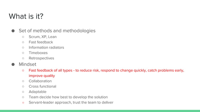 Agile applied to project management | PPT