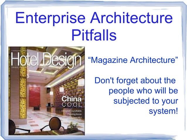 Applying Agile Values to Enterprise Architecture | PPT