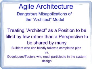 Agile Architecture | PPT