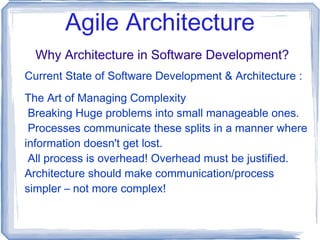 Agile Architecture | PPT