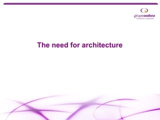 Agiles 2009 - Agile Architecture - Diego Fontdevila | PPT