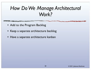 Agile architecture.and.programmanager | PPT